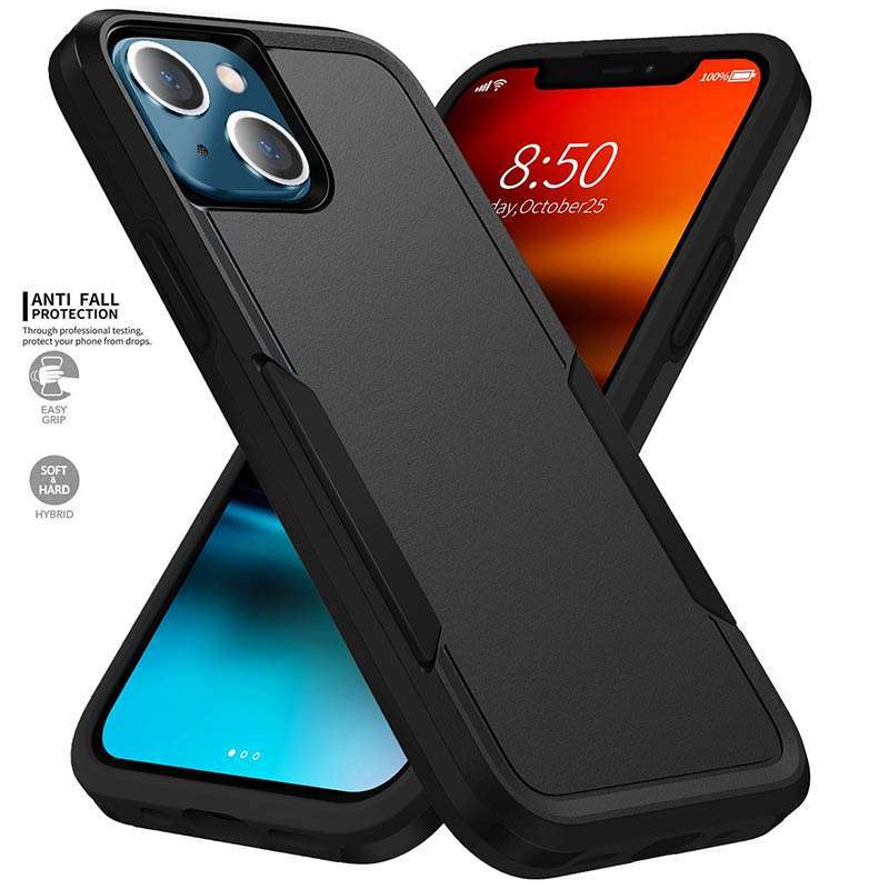 Jual Dual Shock Armor Case iPhone 14 Plus - Casing Black Hard Cover Di ...