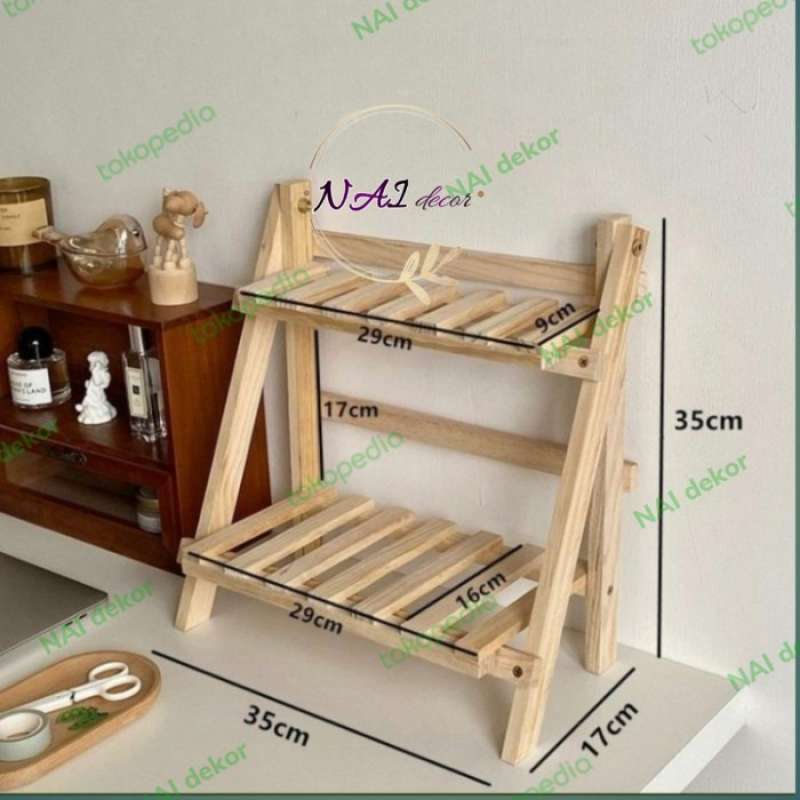 Promo Rak Display Mini Rak Display Dapur Rak Display Meja Rak Rak Kayu ...
