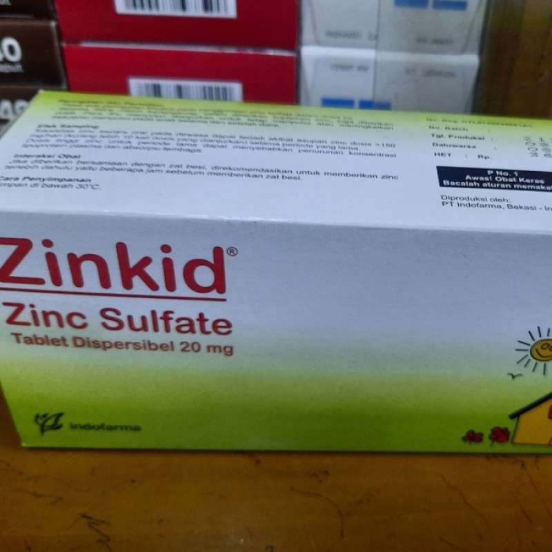 Promo zinkid tablet 20mg Diskon 23% di Seller Masha - Kapuk Muara, Kota ...