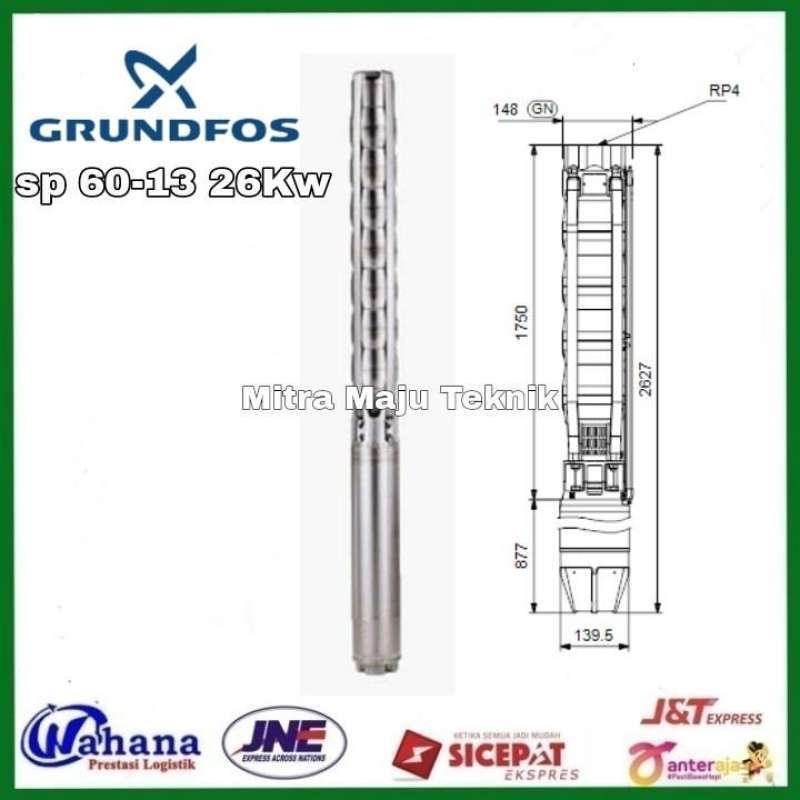 Jual Pompa Submersible GRUNDFOS type SP 60 - 13 26KW MS 6000 di Seller MITRA MAJU TEKNIK - Kota ...