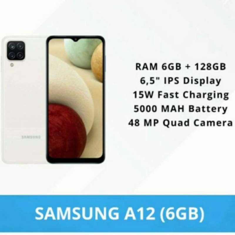 Jual Samsung Galaxy A12 6/128GB Garansi Resmi di Seller riang phone ...