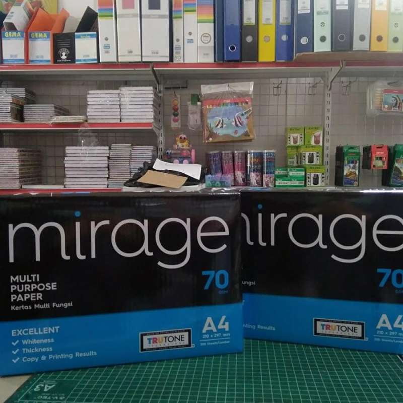 Jual Kertas HVS A4 70gr Mirage di Seller ATK Golden - Kab. Tangerang, Banten | Blibli