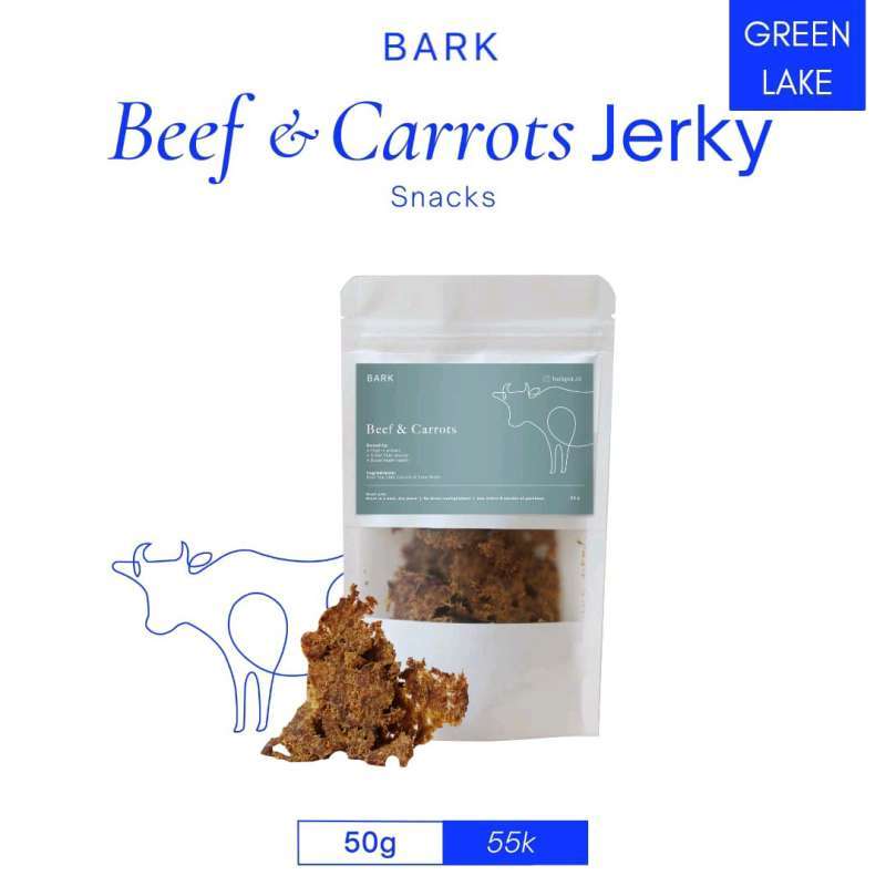Promo BARK Beef & Carrot Jerky Diskon 15% di Seller Bark Pet GreenLake ...