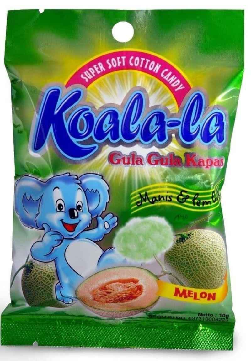 Jual Koala-la Permen Kapas 10gr / Soft Cotton Candy (1 Pcs) Di Seller ...