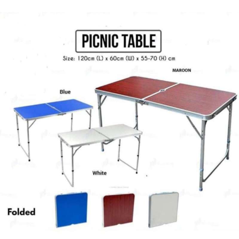 Promo meja lipat portable koper Diskon 5% di Seller RANSEL WINDY SHOP ...
