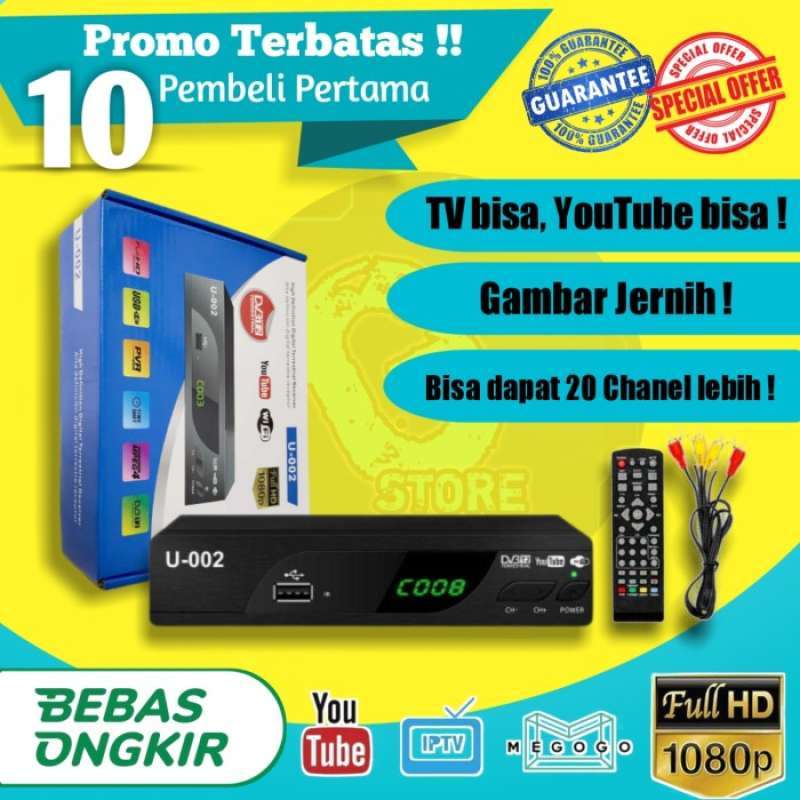 Jual Dekoder Smart Set Top Box STB TV Digital Tabung LED Analog ...