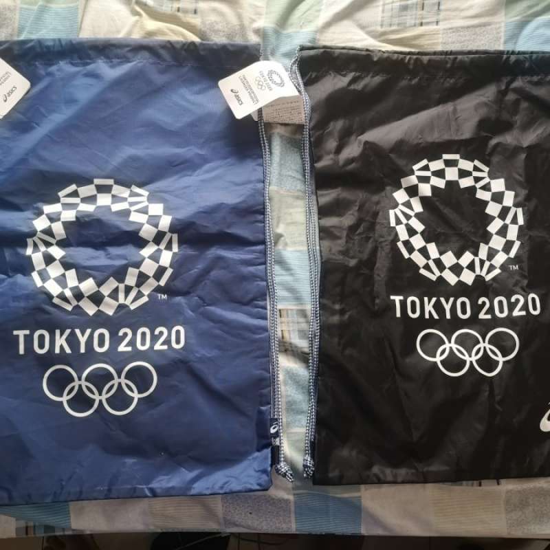 Jual Tas Asics asli Jepang logo Olympic Tokyo 2020 - Multicolor di ...