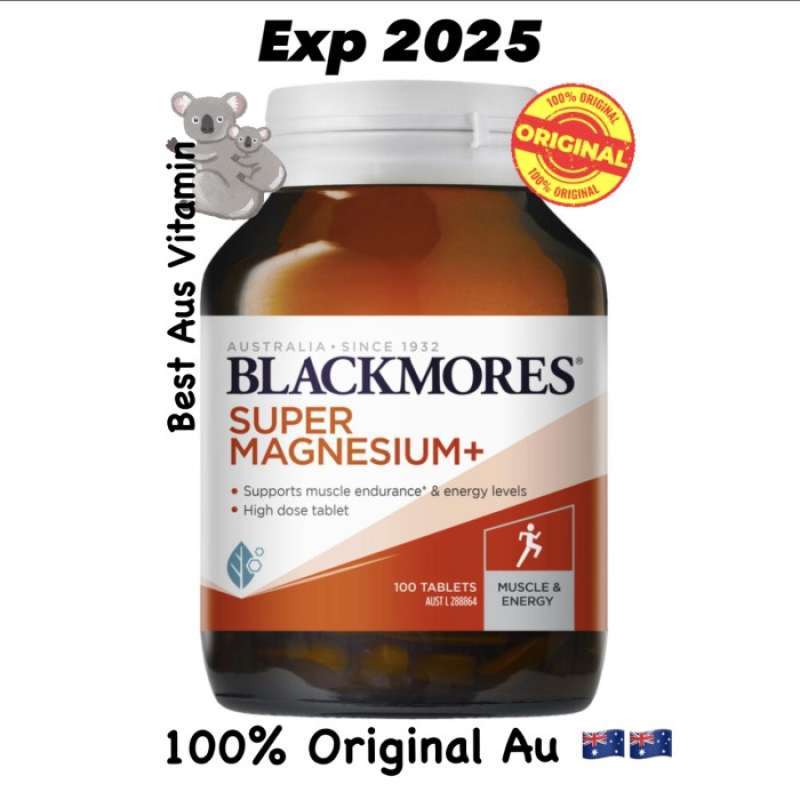 Jual Blackmores Super Magnesium Plus Isi 100 Tablets Australia di ...