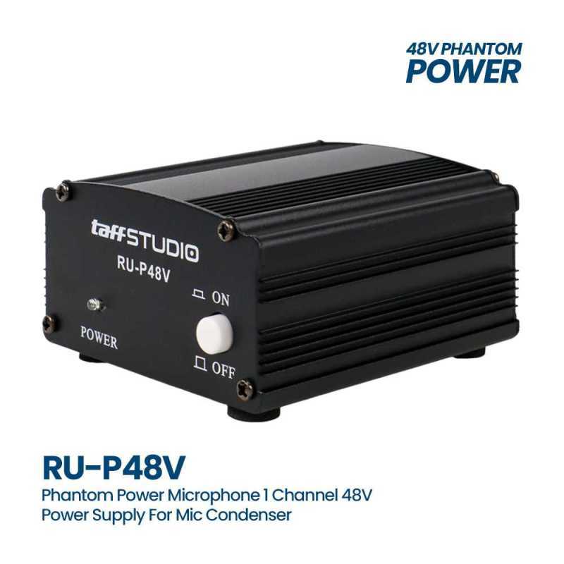 Jual Glo Taffstudio Phantom Power Microphone 1 Channel 48v Supply Mic ...