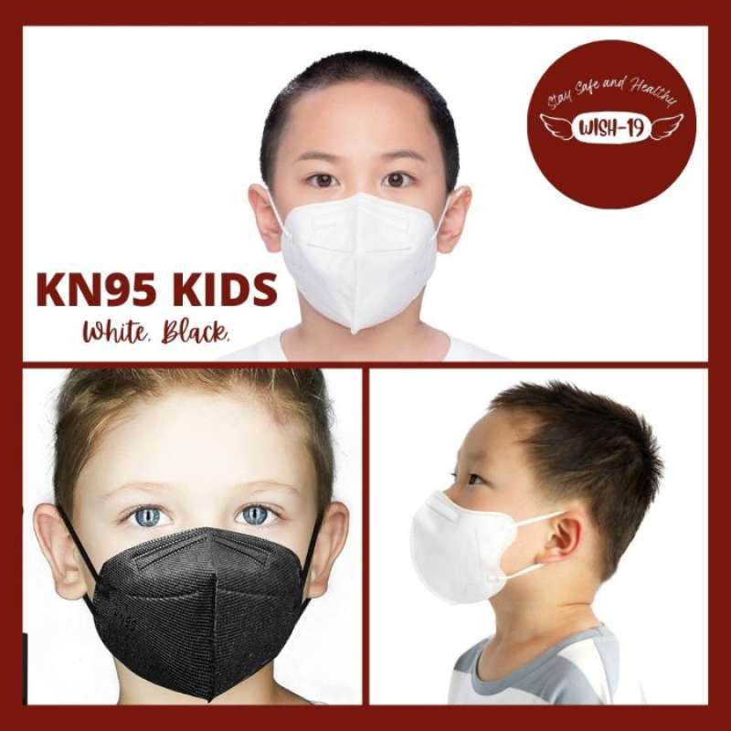 Promo Masker KN95 Kids Masker Anak KN95 5ply Kids Face Mask KN 95 Anak Diskon 23% di Seller ...