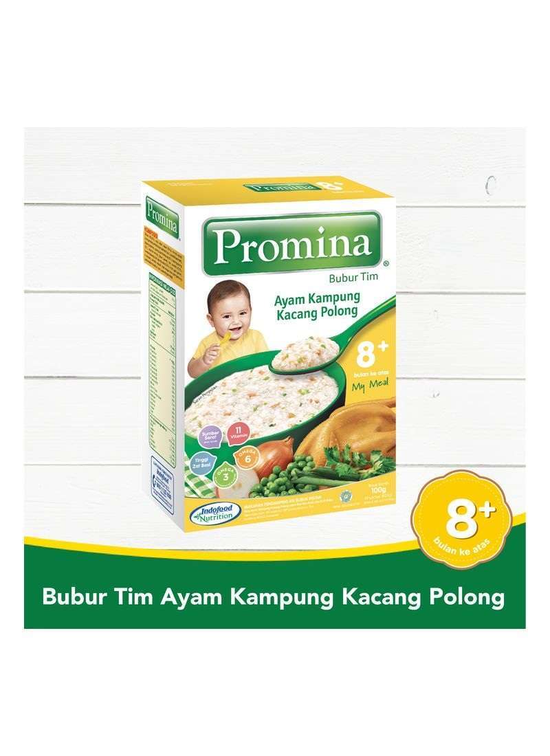Jual Promina Bubur Tim 8+ Ayam Kampung Kacang Polong 100 Gram di Seller ...