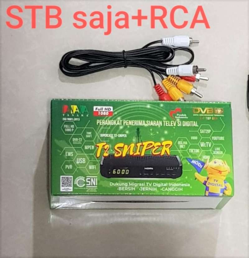 Promo Set top box Tanaka Sniper DVBT2 - STB Saja Diskon 6% di Seller ...