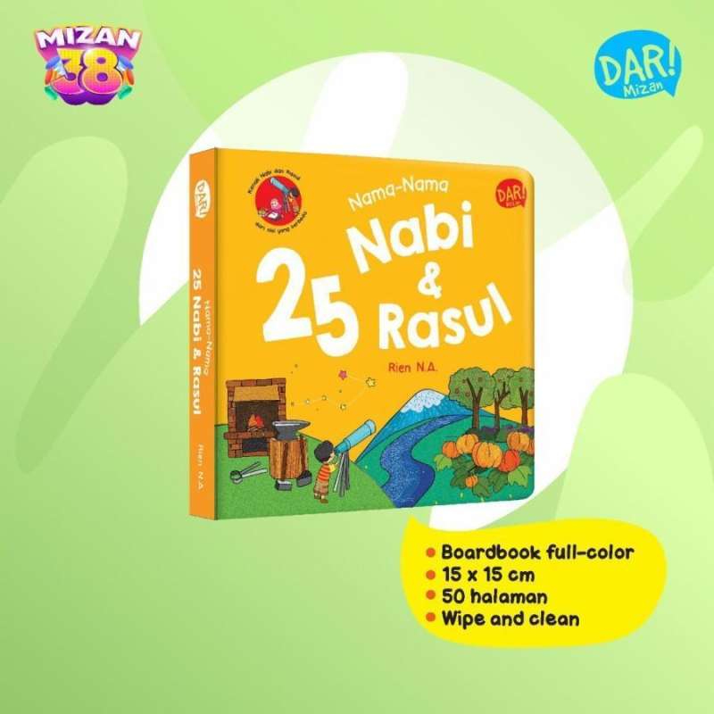 Jual Nama-Nama 25 Nabi & Rasul (Boardbook) di Seller Jbbookstore ...