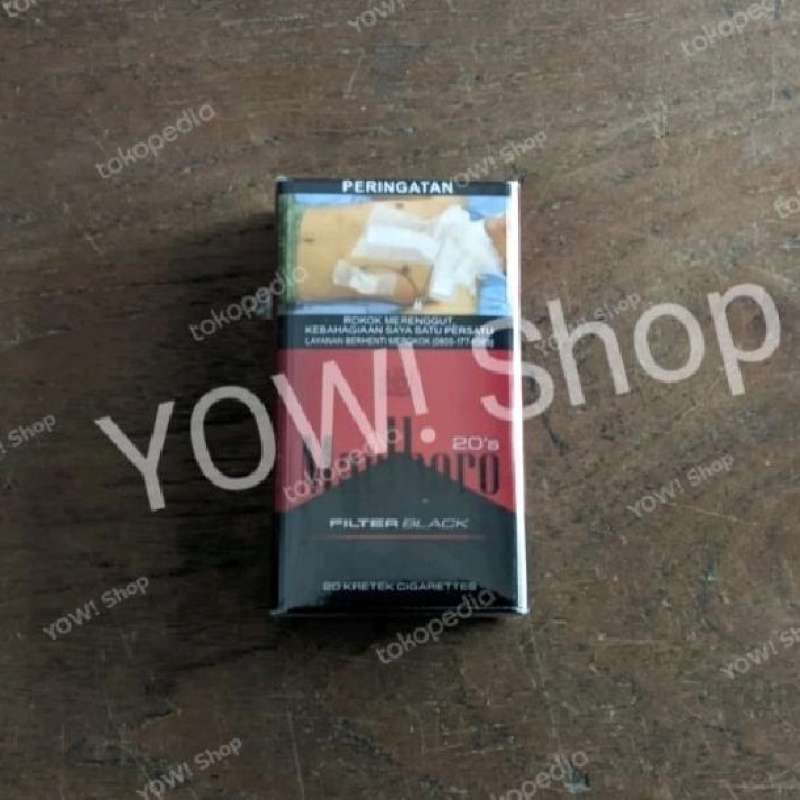 Jual Rokok Marlboro Filter Black isi 20 batang /pack /bungkus di Seller ...