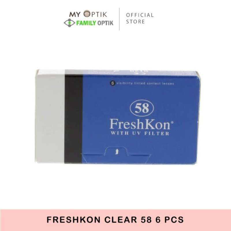 Jual Freshkon Clear 58 Monthly Bulanan Softlens Bening Power Minus di ...