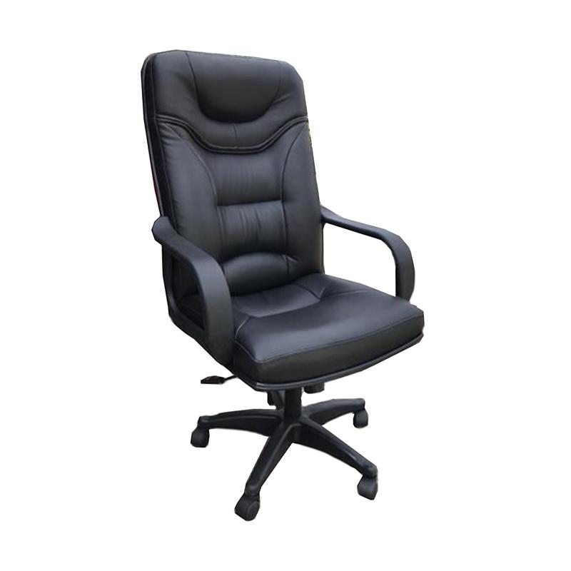 Jual Dolphin Frugal Kursi Kantor Direktur Dengan Roda Nylon Hitam ...