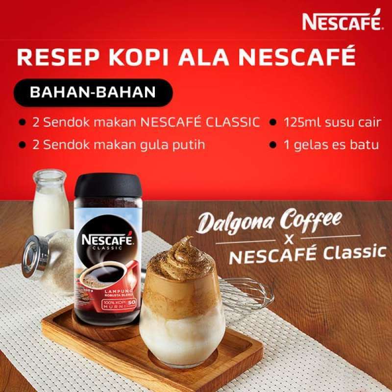 Jual Nescafe Classic Kopi Instan Hitam [2 Gr X 10 Sachet] Di Seller ...