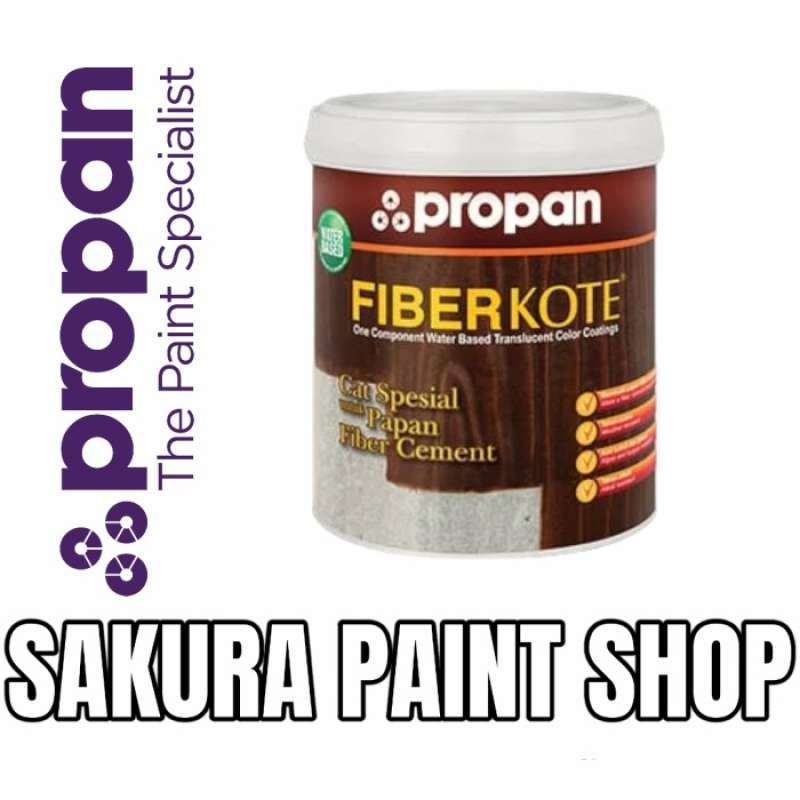Promo propan fiberkote 888 gloos / cat papan fiber cement 2.5lt Diskon ...