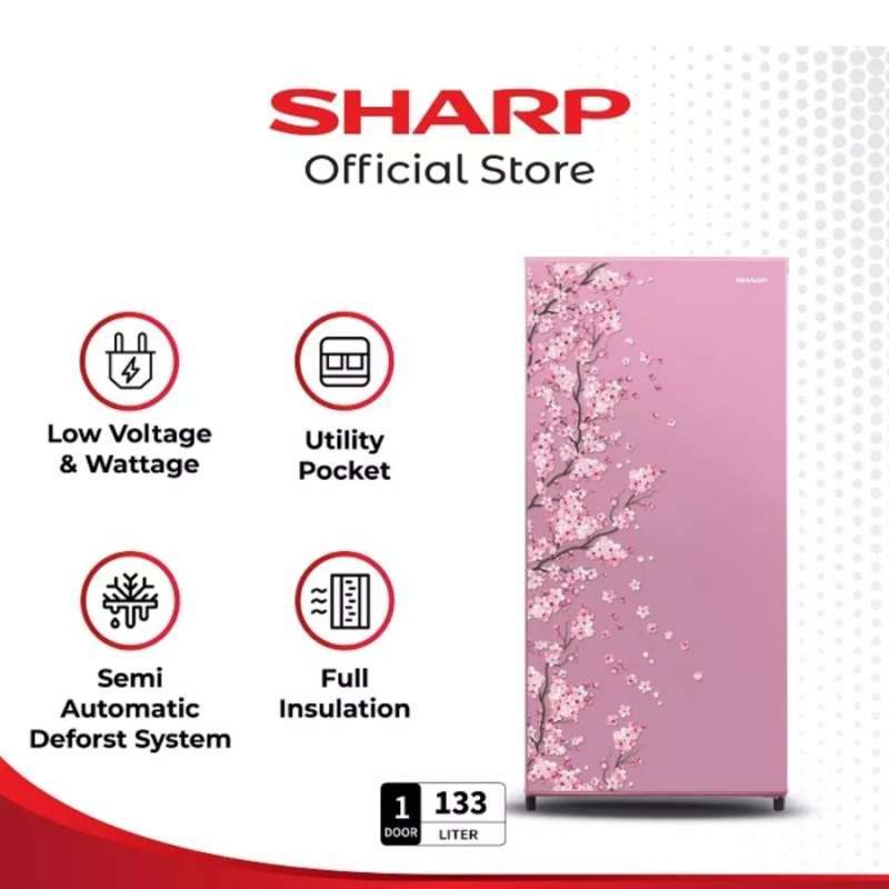 Promo Sharp Sj-n162d Sh/sb/sp Kulkas 1 Pintu Kirei Iii Sakura Series ...