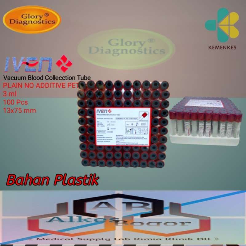 Jual Tabung Plain 3ml L Tabung Merah 3ml Iven Di Seller Anes Medika ...