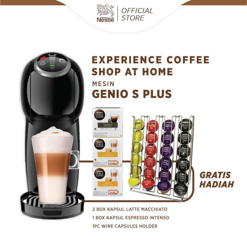 Jual Nescafe Dolce Gusto Genio S Plus + 1 Espresso Intenso + 2 box ...