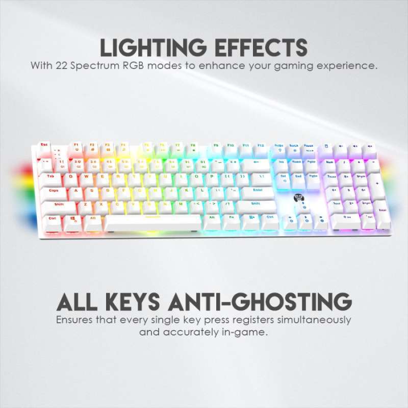 Jual Fantech MAXFIT108 MK855 RGB Hotswap Mechanical Gaming Keyboard ...