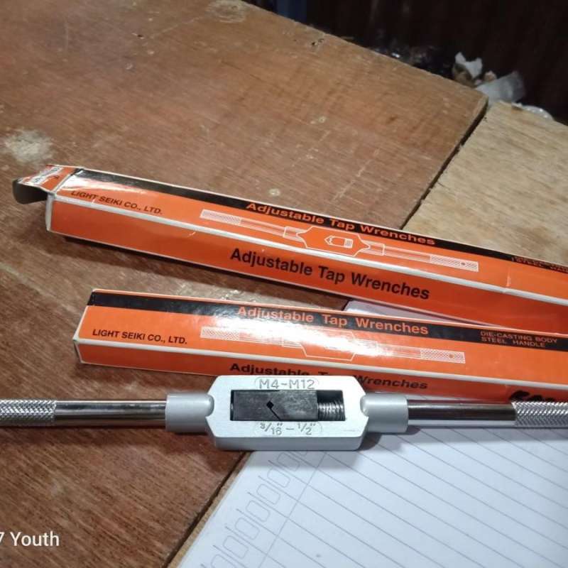 Jual stang tap M3 - M12 gagang adjustable hand tap di Seller Dikong teknik - Braga, Kota Bandung ...