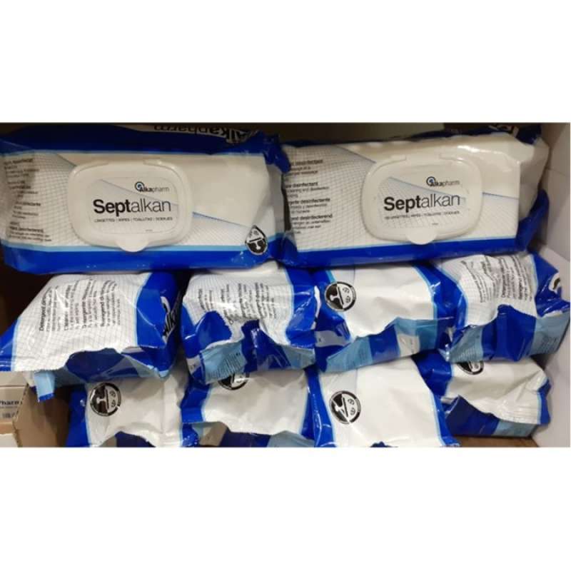 Jual Septalkan Alkapharm Disinfectan Wipes Alcohol Free Isi 100/tisu ...
