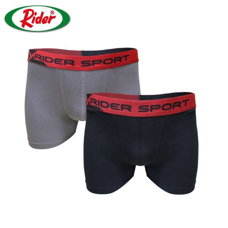 Promo Rider Boxer Sport Men's Underwear R763B (1 pcs) Diskon 30% di ...