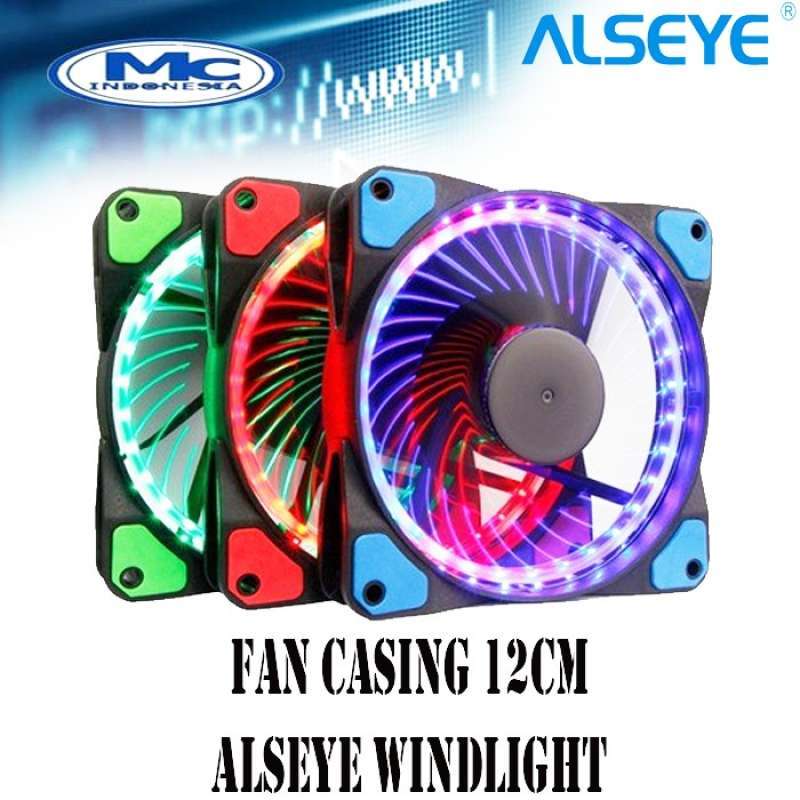 Jual Fan Case Alseye 12cm Windlight berwarna di Seller Mides Komputer ...