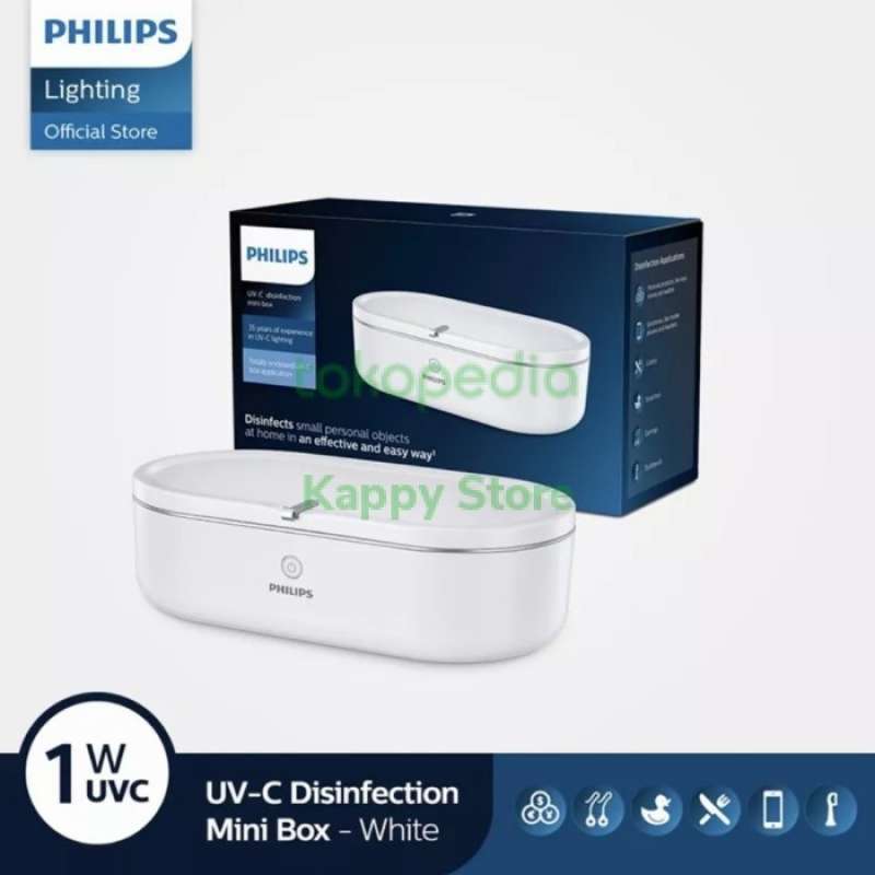 Promo Philips Disinfection Mini UVC Box Alat Kotak Sterilizer Travel - WHITE Diskon 33% di ...