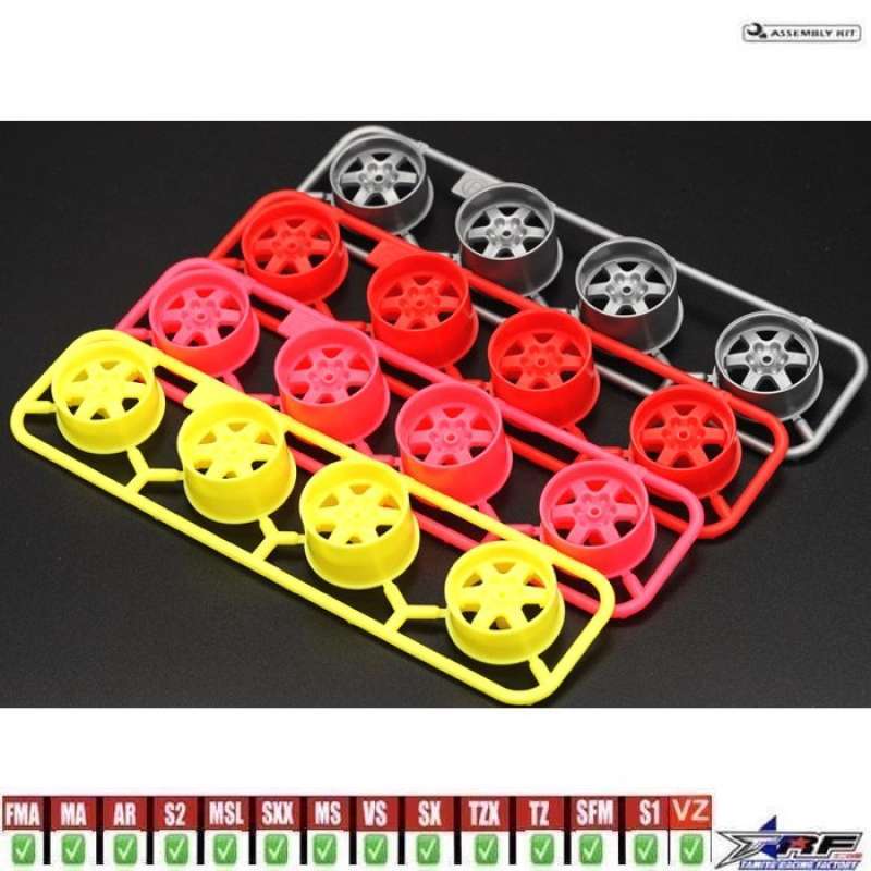 Promo Tamiya Pelek Large Dia 6 Spoke Model Te 37 Diskon 33% di Seller ...