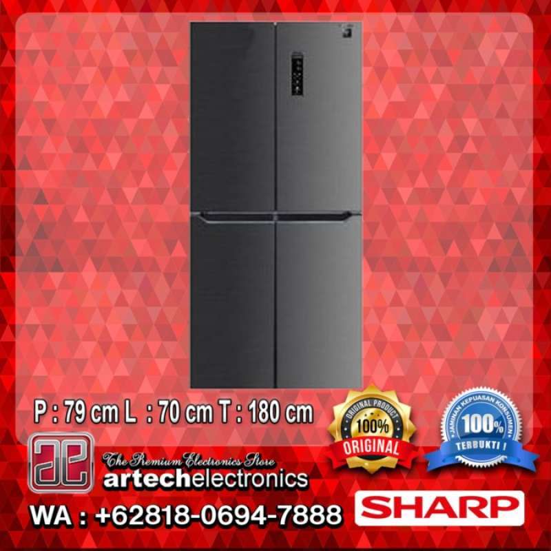 Jual SHARP Kulkas Side By Side Inverter New Queen Series SJ-IF50PM-DS ...