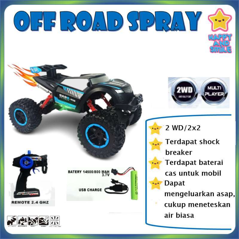 Jual Mainan Rc Asap Spray Smoke Rock Crawler Offroad Off Road Pasir ...