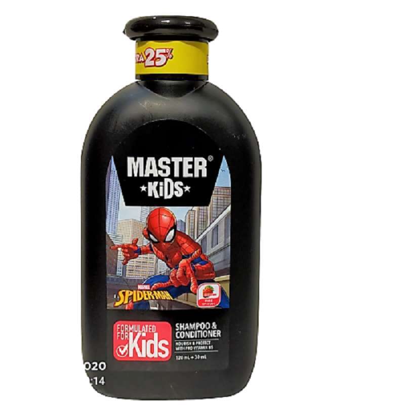 Jual Master Kids Spiderman Shampoo & Conditioner [150 Ml] Di Seller ...