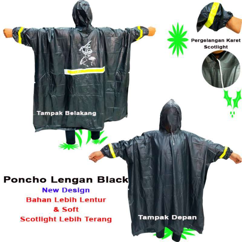 Jual Jas Hujan Jas Hujan Poncho Tangan Black / Jas Hujan Poncho Lengan ... Jual Jas Hujan Jas Hujan Poncho Tangan Black / Jas Hujan Poncho Lengan ...