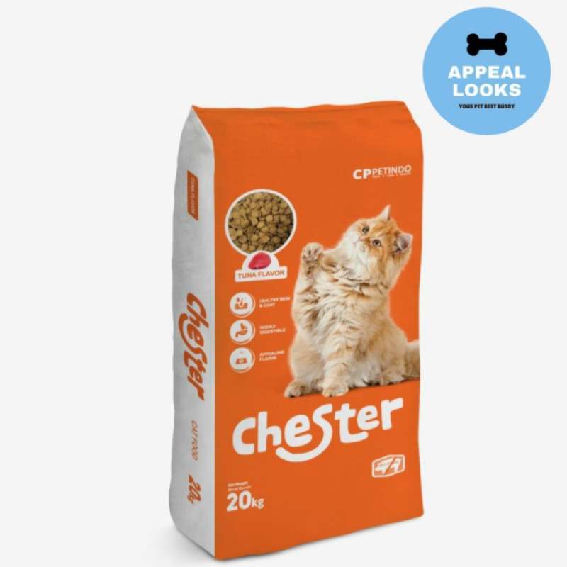 Promo Chester Cat Food 20kg / Makanan Pakan Kucing Adult & Kitten / Dry ...