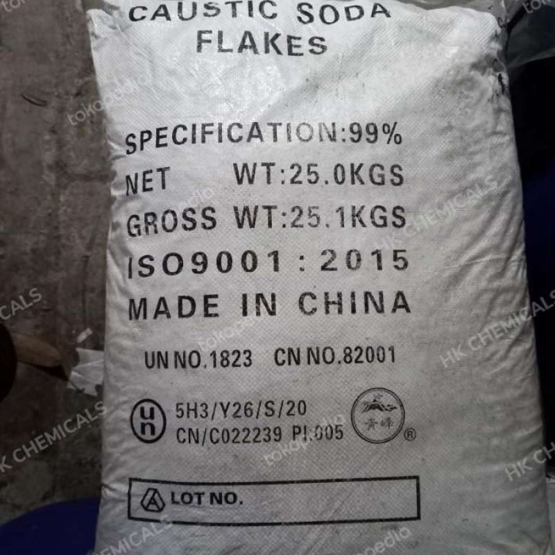 Jual Caustic Soda Flake / Sodium Hydroxide 1 Sak 25 Kg Di Seller Hk ...