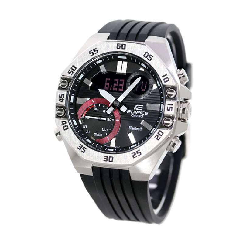 Promo Casio Edifice Rubber Jam Tangan Analog Pria - Hitam [ecb-10p-1adf ...