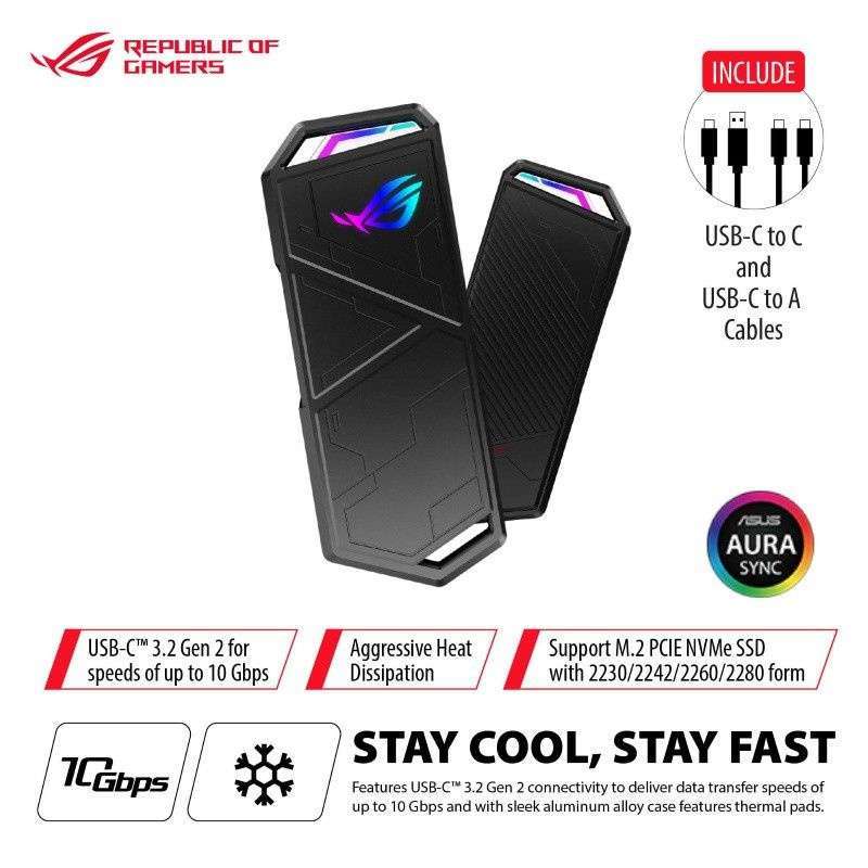 Jual Asus ROG Strix Arion M.2 NVMe SSD Enclosure di Seller metavers - Kedungsoko, Kab ...