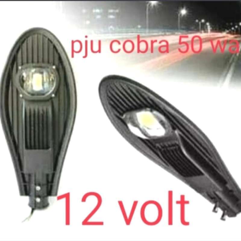 Jual Lampu Jalan Pju Cobra 12v 50w Kap Jalan 50 Watt 12 Volt Di Seller