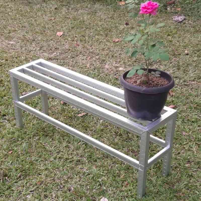 Jual Rak Pot Tanaman - Minimalis - Baja Ringan 1 Meter - Grab/Gojek ...