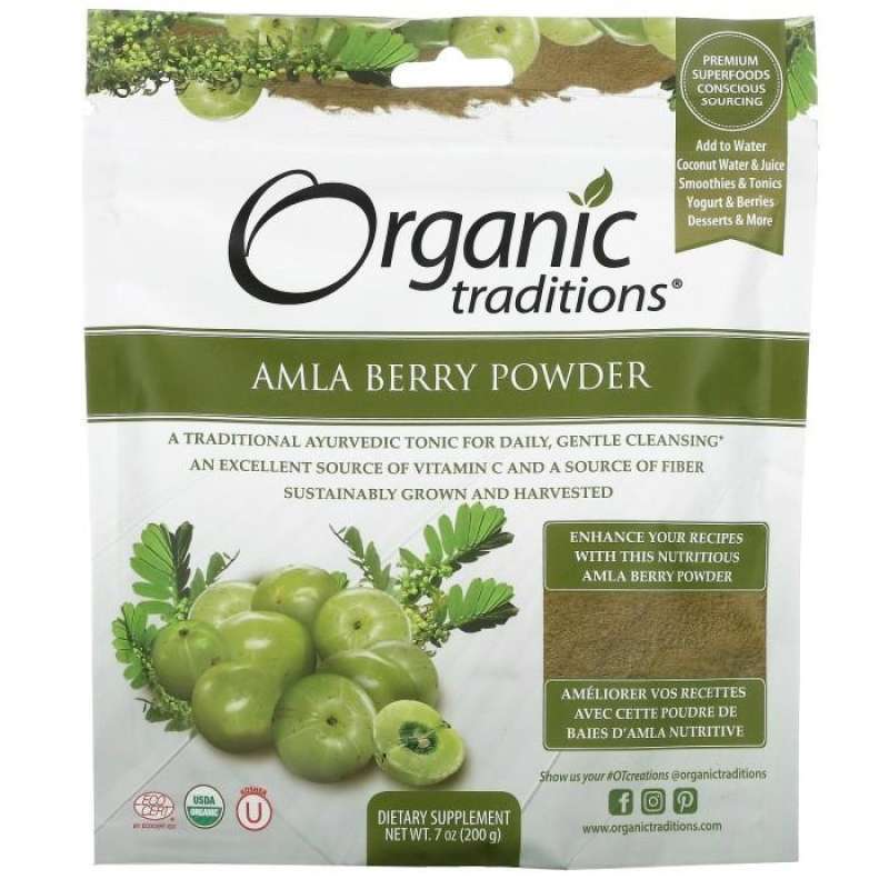 Jual Organic Traditions Amla Berry Powder 200 g di Seller Macuma Shop ...