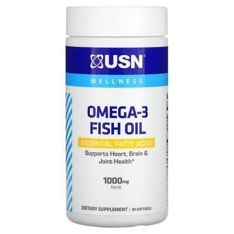 Jual USN North America Inc. Omega-3 Fish Oil 1000 mg 90 Softgels di ...