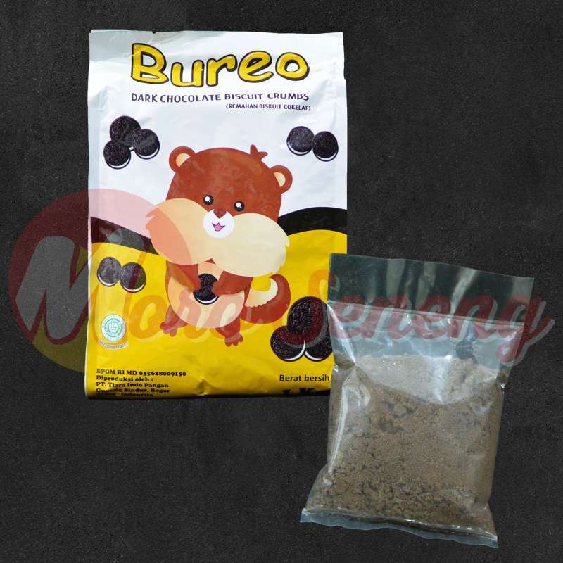 Jual Bureo Chocolate Biscuit Crumb Remahan Oreo Bubuk Biskuit Coklat ...