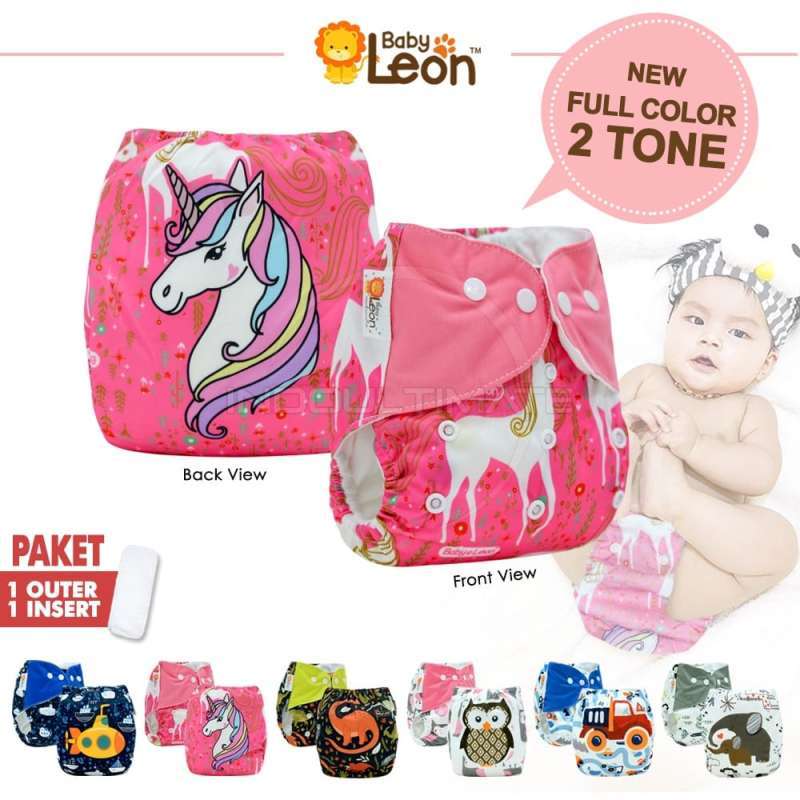 Jual Clodi ORI Baby Leon SNI 2 Tone Series/popok kain cuci ulang ... Jual Clodi ORI Baby Leon SNI 2 Tone Series/popok kain cuci ulang ...