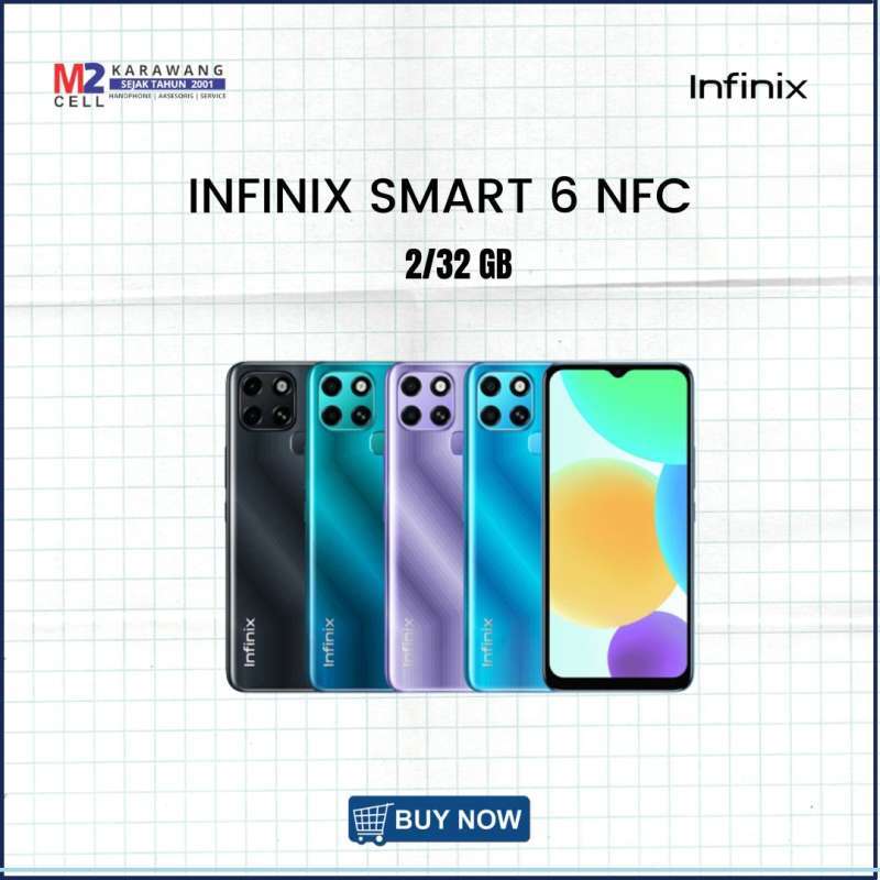 Jual Infinix Smart 6 Nfc 2/32 Gb [garansi Resmi] Di Seller M2 Cell ...