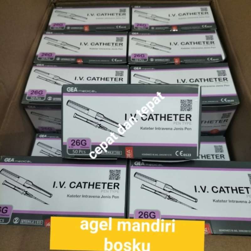 Promo I.V Catheter 26G Gea/Iv Catheter 26G/Cateter 26G/Jarum Infus ...