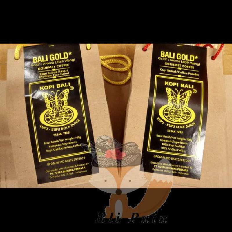 Jual Kopi Bali Gold Kupu-kupu Bola Dunia - 200gr Di Seller Bli Putu ...