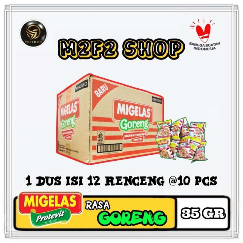 Promo MIGELAS Protevit Mie Goreng - 35 gr (Kemasan Karton) Diskon 12% ...